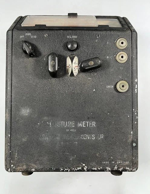 MOISTURE METER MARCONI Instruments England Type TF933A Vintage ...