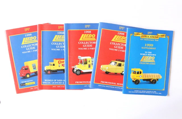 LLEDO DIECAST MODELS - RDP Collectors Guides - 1998 Set & 1999 ...