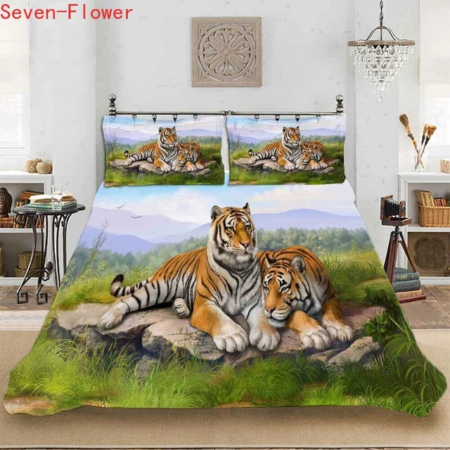 FAT TIGER STOMACH 3D Printing Duvet Quilt Doona Covers Pillow Case ...
