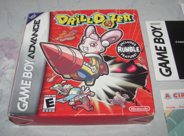 VINTAGE 2006 DRILL Dozer Nintendo Game Boy Advance GBA Complete in Box ...