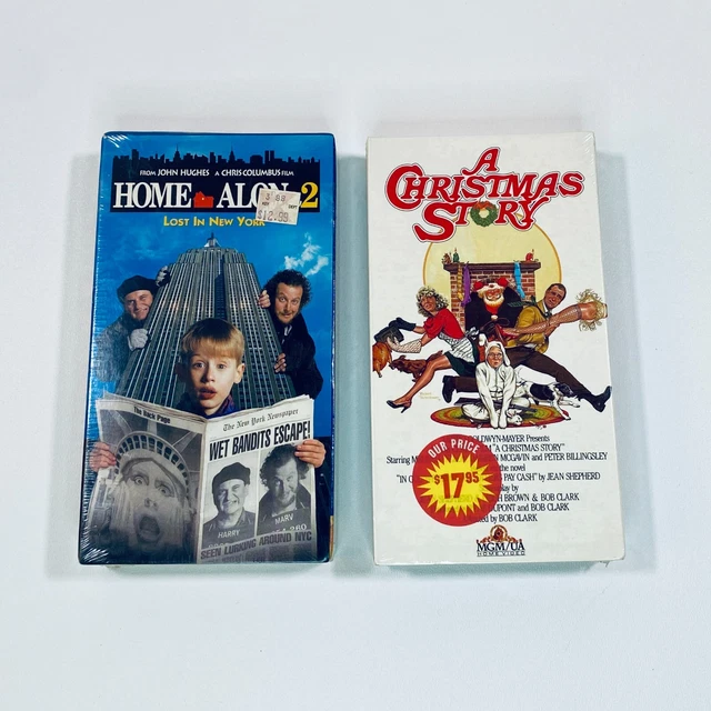 HOME ALONE 2 & A Christmas Story VHS Tape Lot Classic Holiday Movies ...