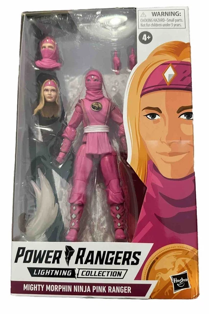 MIGHTY MORPHIN NINJA PINK RANGER FIGURE F5428 Power Rangers Lightning ...