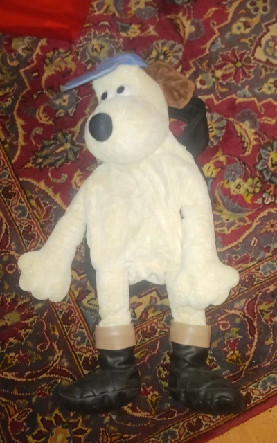 WALLACE AND GROMIT, Curse Of The Were Rabbit. Backpack Bag, RARE. Plush ...