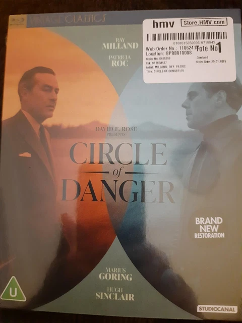 CIRCLE OF DANGER (Blu-ray 2024) NEW! Jacques Tourneur Classic Film Ray ...