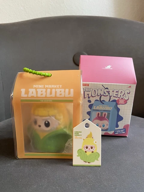 ORIGINAL LABUBU POP Mart The Monsters Wacky Mart Series - Squishy Charm CORN EUR 45,00 - PicClick DE