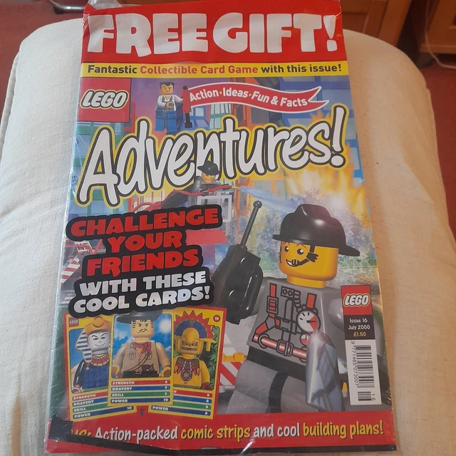 LEGO ADVENTURES MAGAZINE Issue 16 July 2000 Sealed With Card Game £9.99 ...