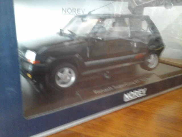RENAULT 5 GT turbo phase 2 noir de 1989 NOREV 185230 échelle 1/18e EUR ...