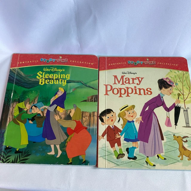 WALT DISNEY'S SLEEPING Beauty and Mary Poppins Funtastic Storytime ...