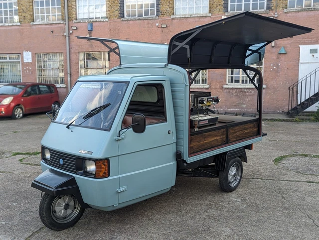 PIAGGIO APE TM 703 Petrol / Coffee Truck £1.00 - PicClick UK