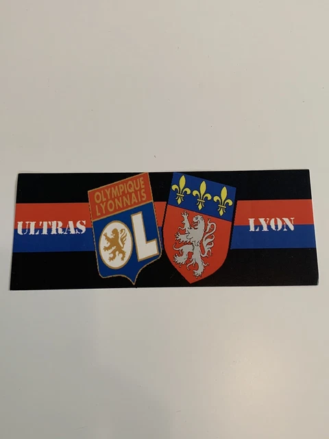 OL OLYMPIQUE LYONNAIS Lyon Ultras sticker autocollant football stickers ...