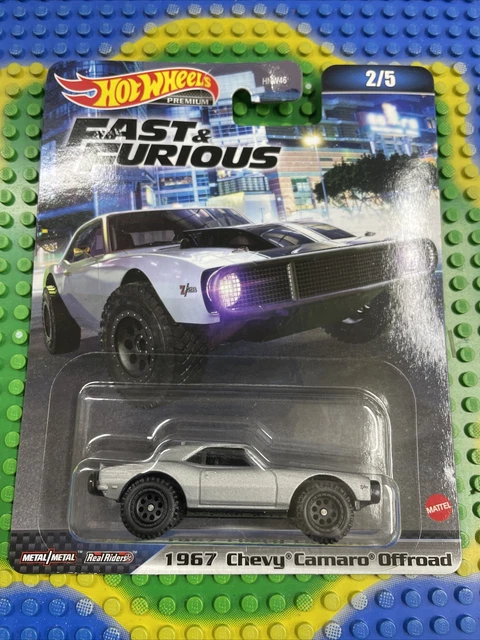 HOT WHEELS PREMIUM - 2023 Fast & Furious 2/5 1967 Chevy Camaro Offroad (BBHNW47) EUR 15,71 ...
