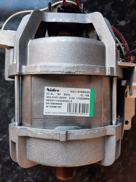 WHIRLPOOL WASHING MACHINE WWDC6400/1 Nidec Electric Motor Type ...