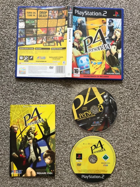 SHIN MEGAMI TENSEI Persona 4 Sony Playstation 2 Jeu Ps2 + Bande-Son Uk ...