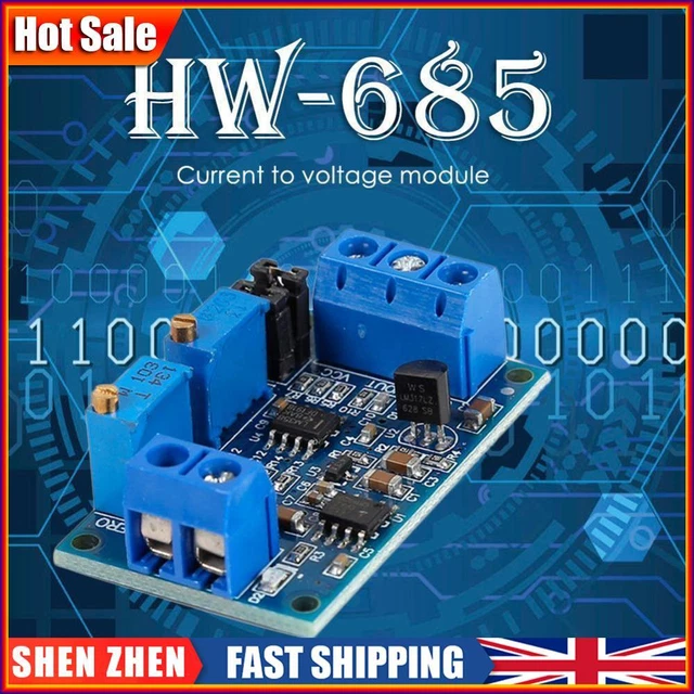 CURRENT TO VOLTAGE Module HW-685 Voltage Transmitter Signal Converter ...