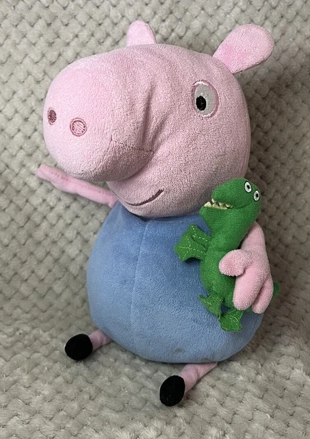 PEPPA PIG TY George Pig With Dino Plush Soft Toy Animal Figure Teddy £3 ...