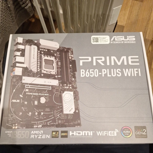 ASUS PRIME B650-PLUS AMD B650 Socket AM5 DDR5 Motherboard Ryzen 9000 ...