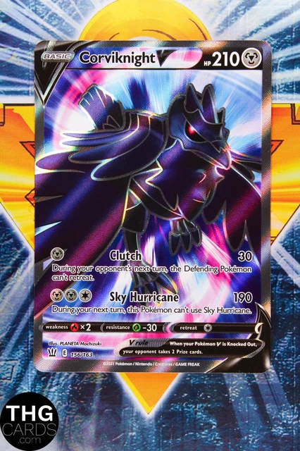 CORVIKNIGHT V 156/163 Holo Ultra Rare Battle Styles Pokemon Card £4.49 ...