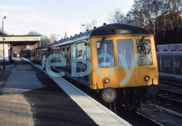 35MM RAILWAY SLIDE of Class 116 DMU T322 @ Four Oaks Copyright to Buyer ...