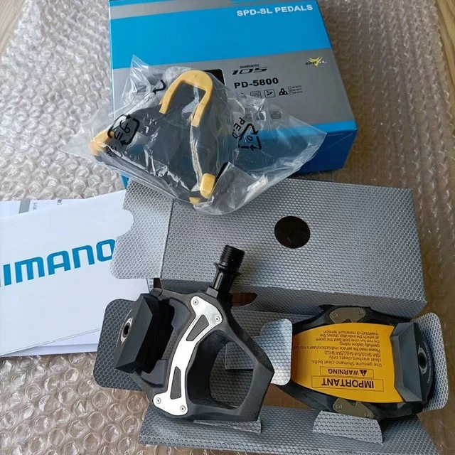 SHIMANO 105 PD-R5800 Clipless Pedals w/SH11 Cleats Road Bicycle ...
