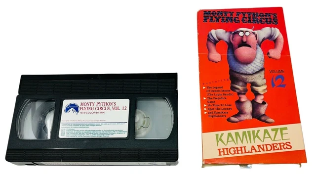 MONTY PYTHON'S FLYING Circus VHS Cassette Tape Volume 12 Spot The ...