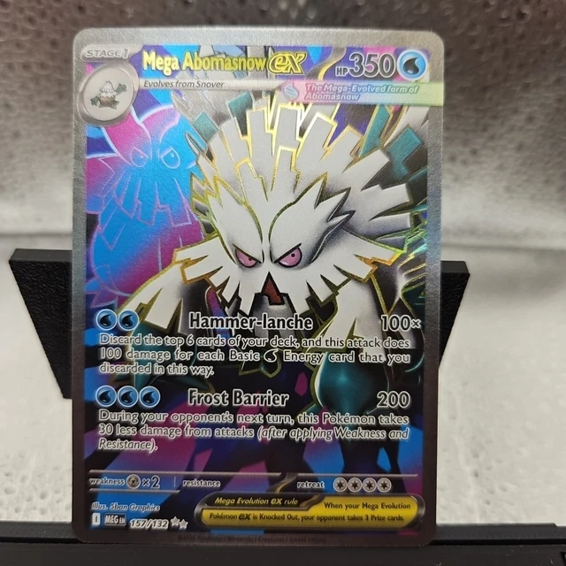 MEGA ABOMASNOW 157/132 ME01: Mega Evolution ex NM £4.98 - PicClick UK