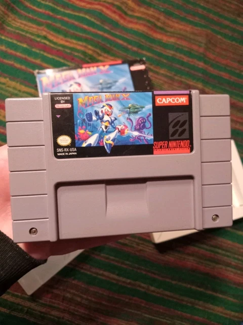 MEGA MAN X (SNES, 1994) Super Nintendo CIB Box/Game/Manual Complete ...