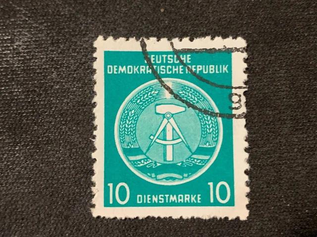 GERMANY EAST DDR Deutsche Democratic Republic 1954 Official Coat Of Arms 10 Pfg EUR 0,60 ...