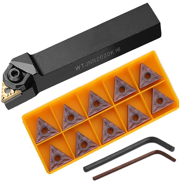 INSERT EN CARBURE TNMG160408 facile utiliser + porte-outil de tournage de tou EUR 35,89 ...