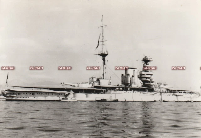 ORIGINAL PHOTOCARD ROYAL Navy. HMS "Queen Elizabeth" Battleship. WW2 ...