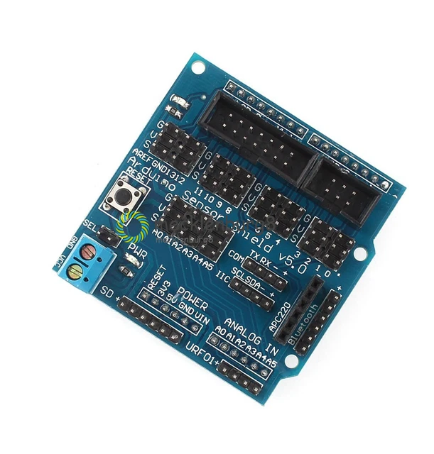 UPGRADED V5 ARDUINO Sensor Shield for Arduino R3 Expansion Board V5.0 IIC S EUR 1,37 - PicClick DE