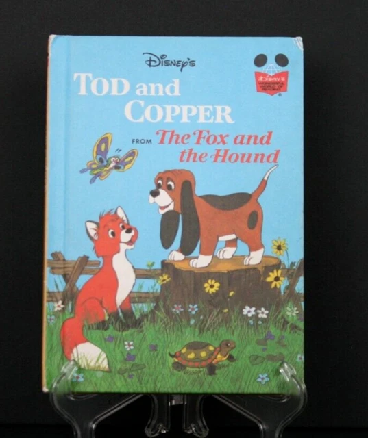 VINTAGE WALT DISNEY Tod and Copper Hard Cover Book from The Fox & the ...