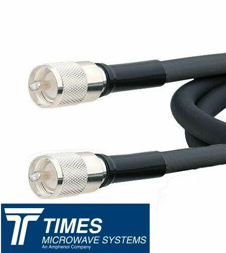 LMR-400 ULTRAFLEX TIMES Microwave Coaxial Cable Assembly PL 259 male ...