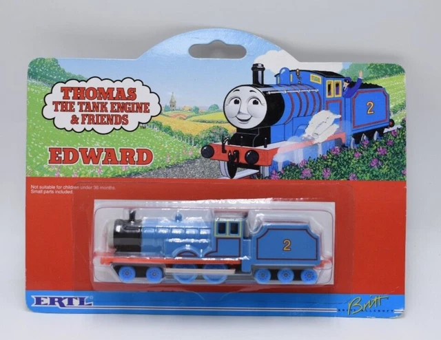 1993 EDWARD DIECAST Blue Engine ERTL Thomas the Tank Engine & Friends ...