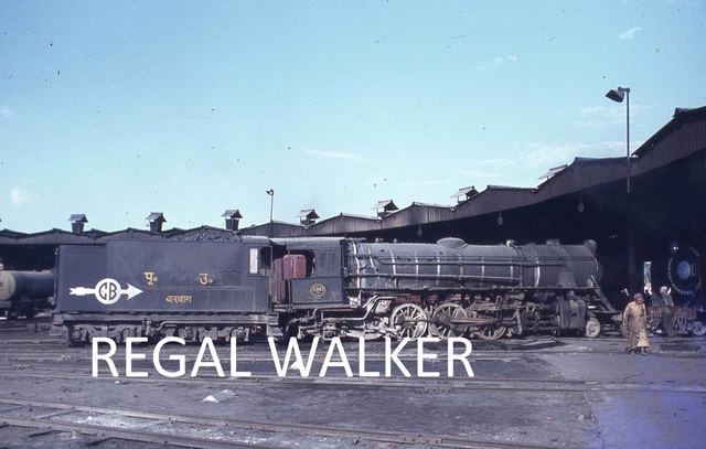 ORIGINAL 35MM INDIA Indian Ir Railway Slide Traction Scene Jaipur Mpd ...