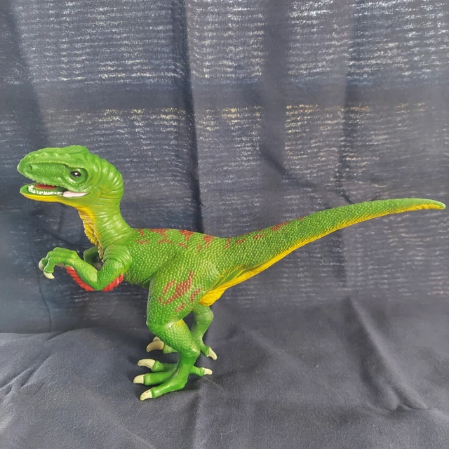 SCHLEICH GREEN VELOCIRAPTOR Raptor schwere realistische Jurass ...