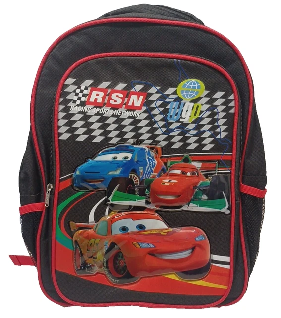 DISNEY PIXAR CARS 2-Quality Comfort 16" inches Large Backpack New with ...
