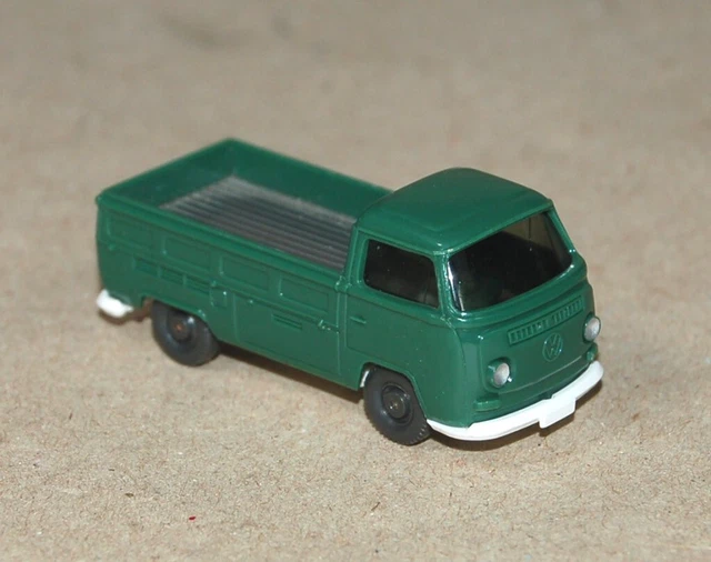 WIKING 1:87 VOLKSWAGEN VW T2 Pritsche grün altweiß * 31p GK 316/1Gd ...