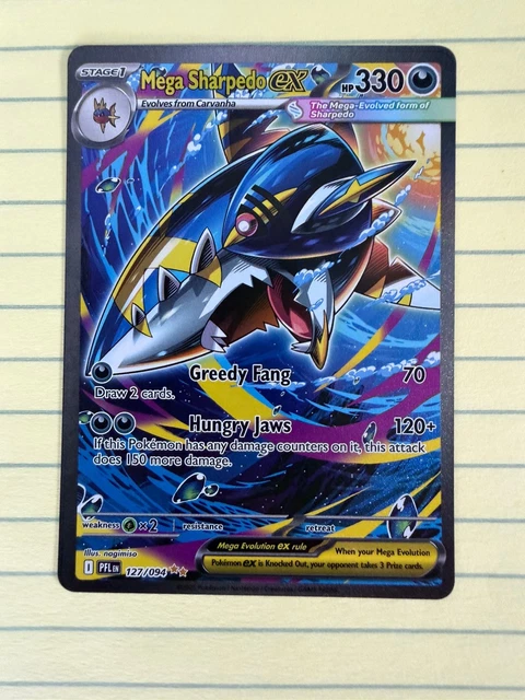 POKÉMON TCG MEGA Evolutions - Phantasmal Flames - Mega Sharpedo EX SIR ...