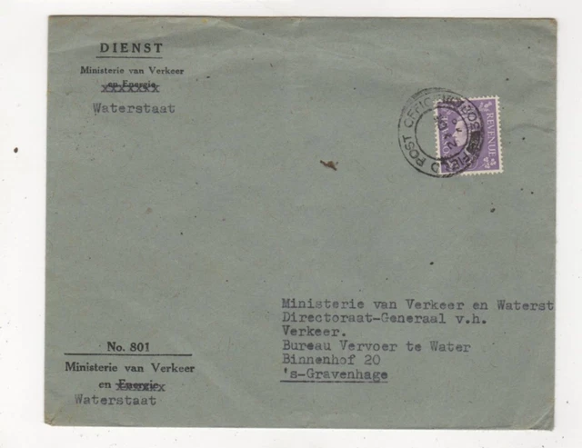 FIELD POST OFFICE 308 Postmark 1948 Cover to 's-Gravenhage Netherlands ...