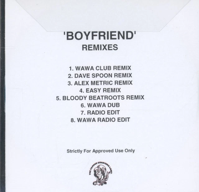 ALPHA BEAT BOYFRIEND CDr Europe Charisma 8 mix promo cd-r with company ...