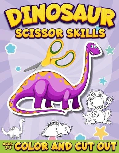 COLORING BOOK HAP Dinosaur Scissor Skills Activity Book for Kids Ages 3 ...