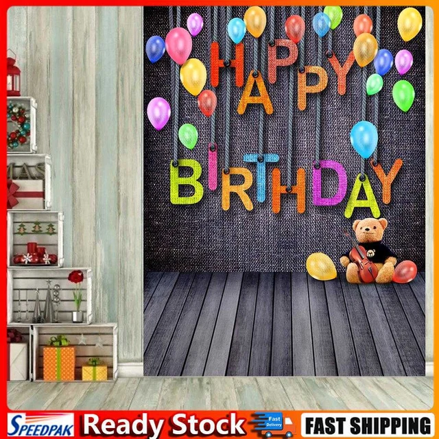 WALL STUDIO BIRTHDAY Background Prop Screen Photo Backdrop Decor Table ...