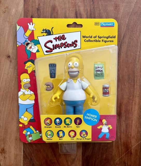 THE SIMPSONS HOMER UK EXCLUSIVE!!! 2001 Playmates. Near Mint Condition ...