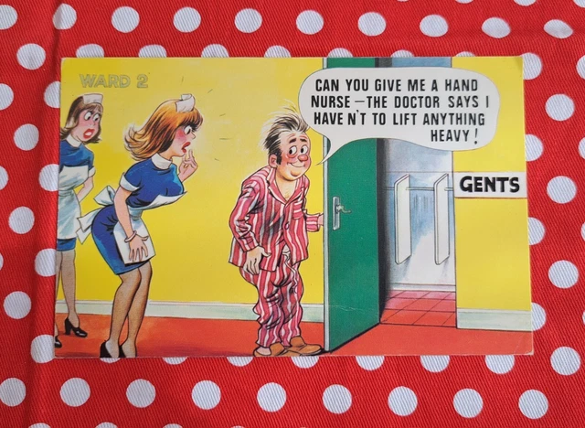 VINTAGE SAUCY POSTCARD - Bamforth Black Tri Comic Series - No. 350 ...
