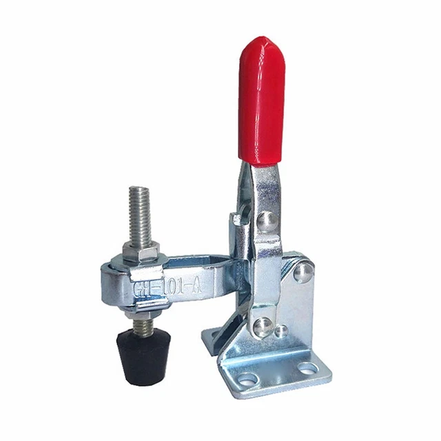 2 TYPES QUICK Toggle Clamp Push Pull Clip Holding Handle Vertical Tool ...