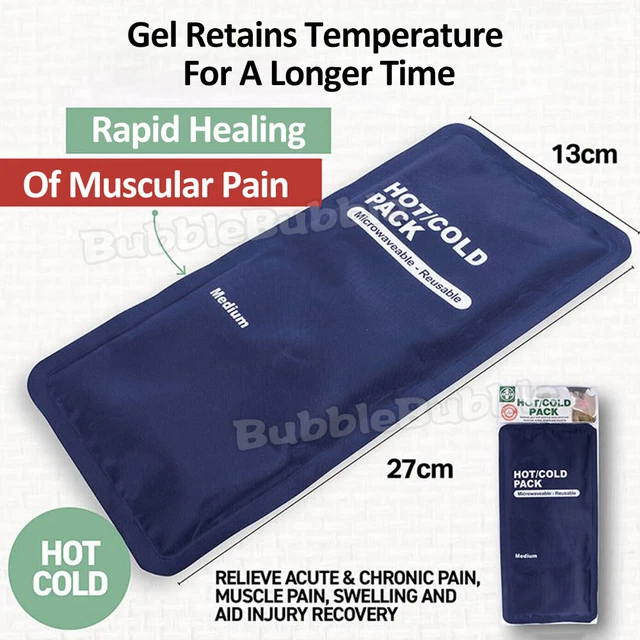 HOT AND COLD Pack Reusable Microwaveable Heat Ice Gel Pack First Aid ...
