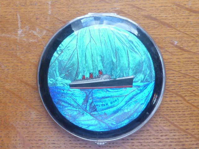 1930S RMS QUEEN Mary Powder Compact by "Gwenda" £25.00 - PicClick UK
