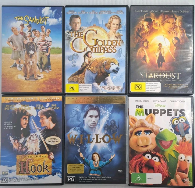KIDS CHILDRENS DVD Bundle Bulk Lot Movie Pack X6 Movies Family ...