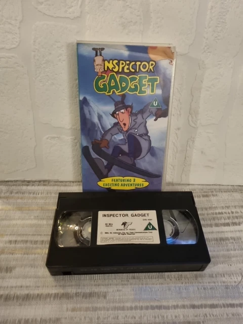 INSPECTOR GADGET VHS video tape Tyrannosaurus gadget children tested ...