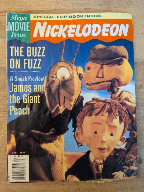 NICKELODEON MAGAZINE APRIL 1996 Mega Movie Issue James & The Giant ...